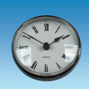 Caravan Clock, 72mm Round, Brass – Just Caravan Parts
