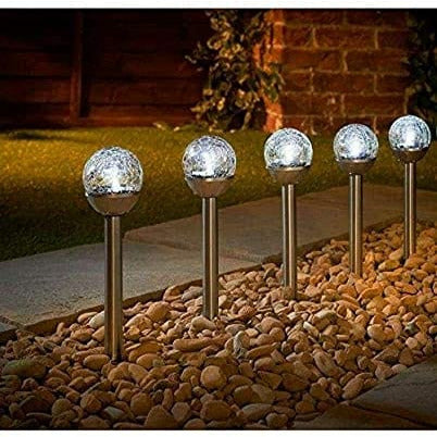 Status Solar Lights White LED 8cm Stake Light x 4 – Just Caravan Parts